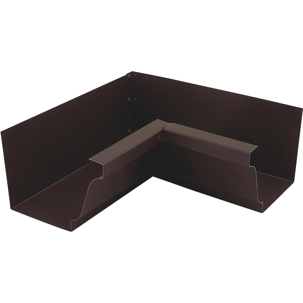 NorWesco 4 In. Galvanized Brown Gutter Inside Corner | Family Hardware