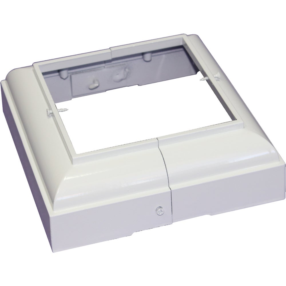 Crown Column 6 In. White Aluminum Split Cap/Base | Family Hardware Crown Column 6 In. White Aluminum Split Cap/Base | Family Hardware