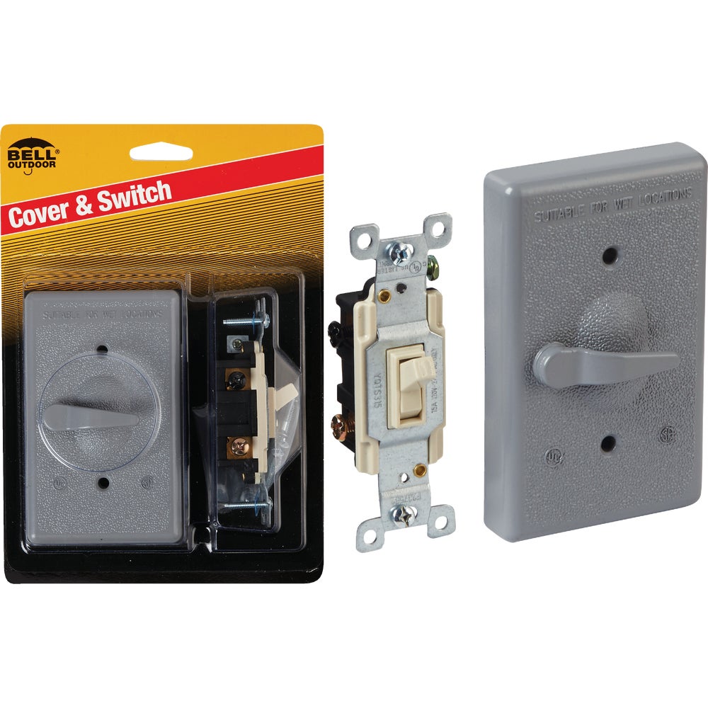 Hubbell 5141-5 Bell Weatherproof Outdoor Switch Cover | Family Hardware